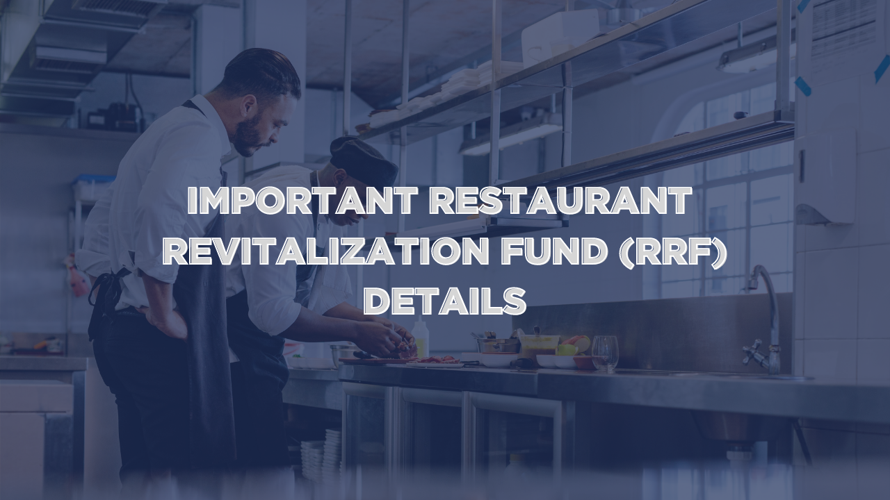 SBA Restaurant Revitalization Fund Links and Updates – Kentucky SBDC